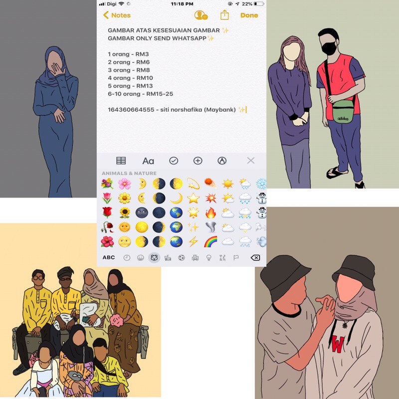 GAMBAR LUKISAN CARTOON | Shopee Malaysia