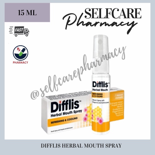 DIFFLIS HERBAL MOUTH SPRAY 15ML (REFRESHING & COOLING) | Shopee Malaysia