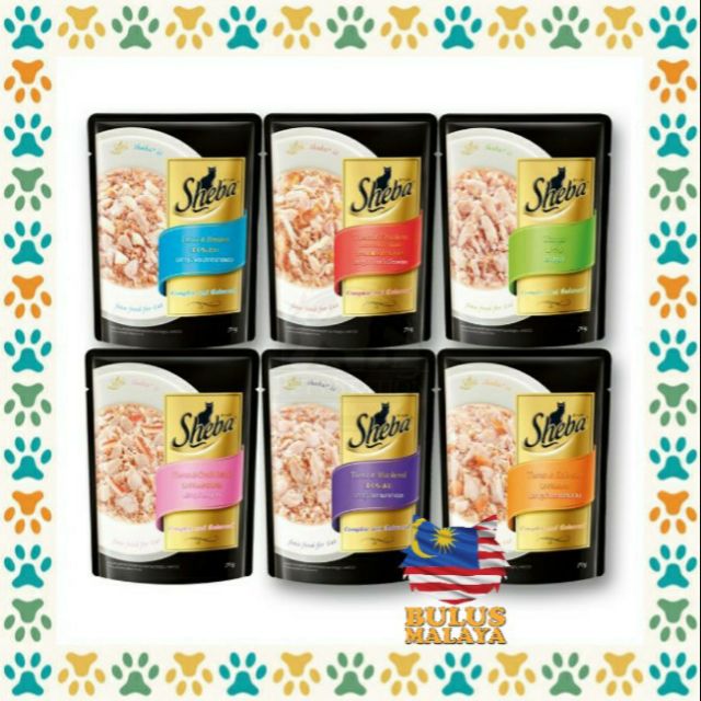🍓 Sheba Pouch 70g Wet Food 🍓 | Shopee Malaysia
