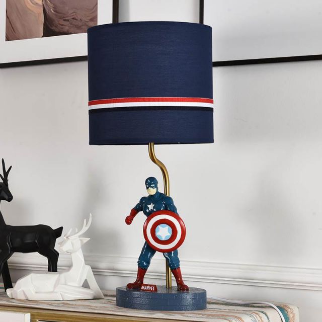 Captain America Children's Room Lamp Boy Bedroom Room Bedside Creative ...