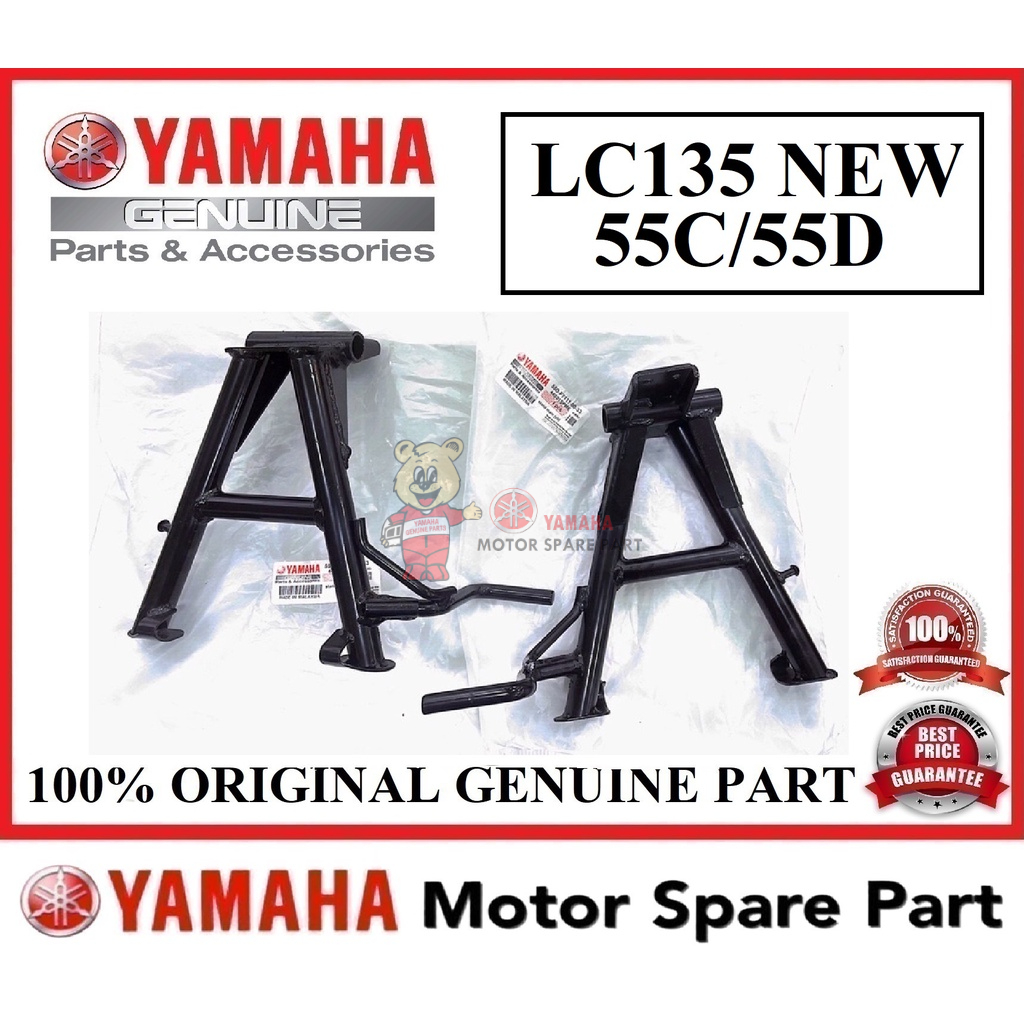 100% ORIGINAL YAMAHA LC135 NEW MAIN STAND 0 55C-F7111-00-33 55D-F7111 ...
