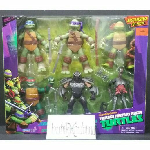 HxH Playmates Exclusive Pack TMNT Teenage Mutant Ninja Turtles Leonardo ...