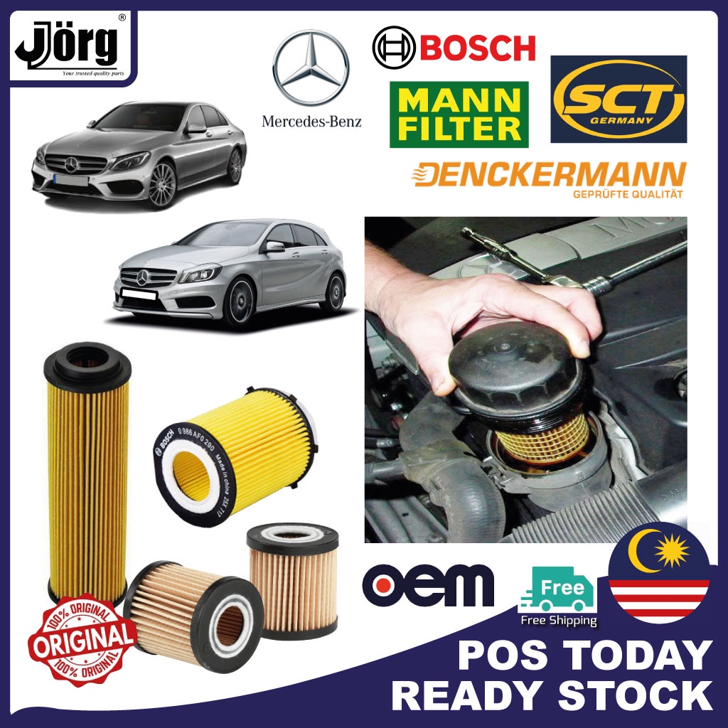 Mercedes Benz Original & OEM Oil Filter Spare Parts for W176 W177 W204 ...