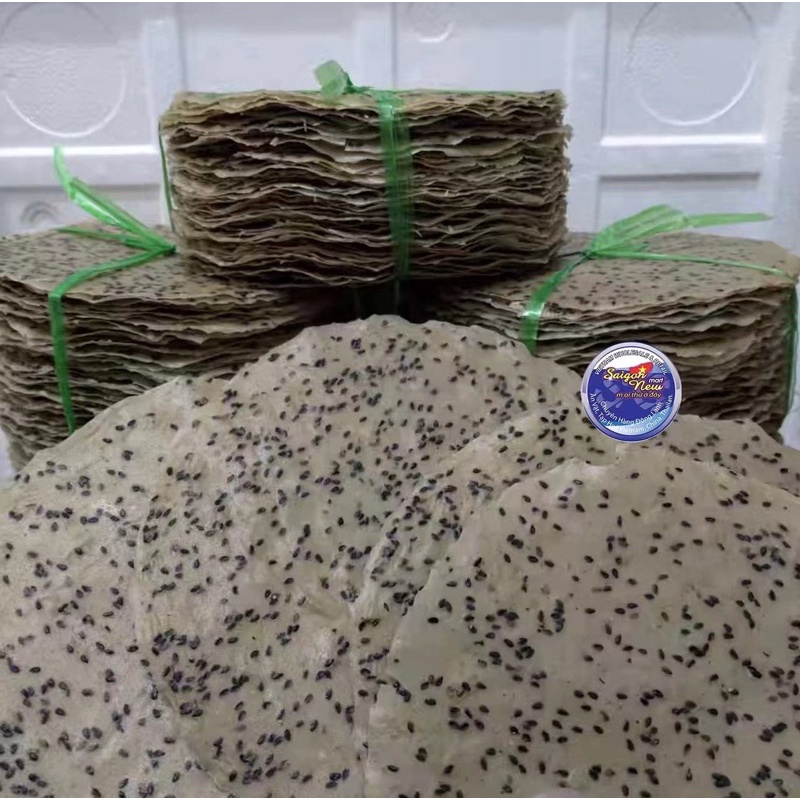 Banh Da Me Den - Black Sesame Rice Paper 16Cm 500gr | Shopee Malaysia