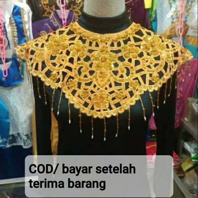 Embroidered Lotus/Chest Cover Accessories/betawi Lotus | Shopee Malaysia