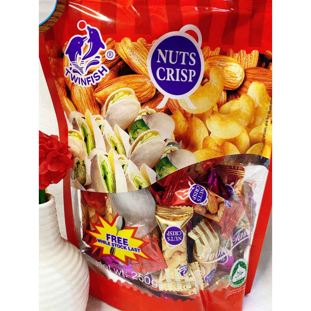 Twin Fish Nuts Crispy 500g (Ready Stock) | Shopee Malaysia