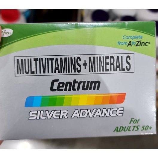 Centrum Silver Advance (Multivitamins & Minerals) 100 tablets June 2026 ...