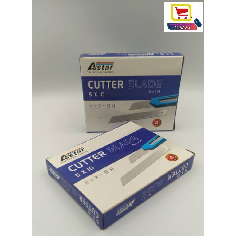 Astar Cutter Blade / Knife Refill / Mata Pisau - (Small/Big) | Shopee ...