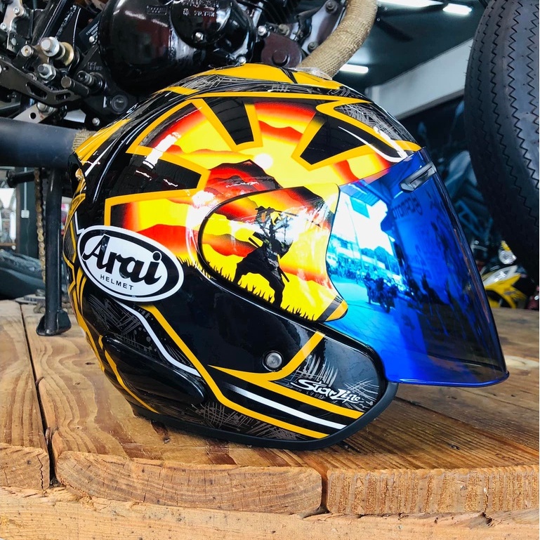 Arai Pedrosa Samurai Sticker Tanam Motogp Honda Repsol Dani Pedrosa ...