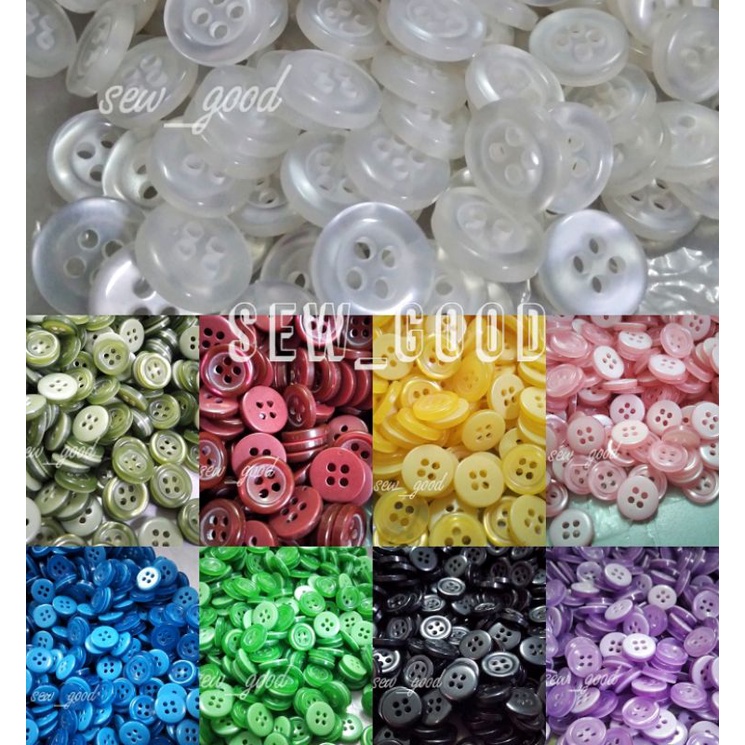 11mm Button (24pcs) / 11mm Butang Kemeja (24biji) | Shopee Malaysia