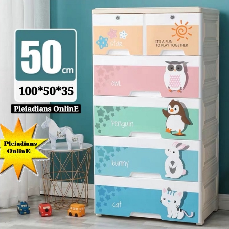 HOMIEE Nordic Colorful Large Capacity Drawer Cabinet Storage Baby ...