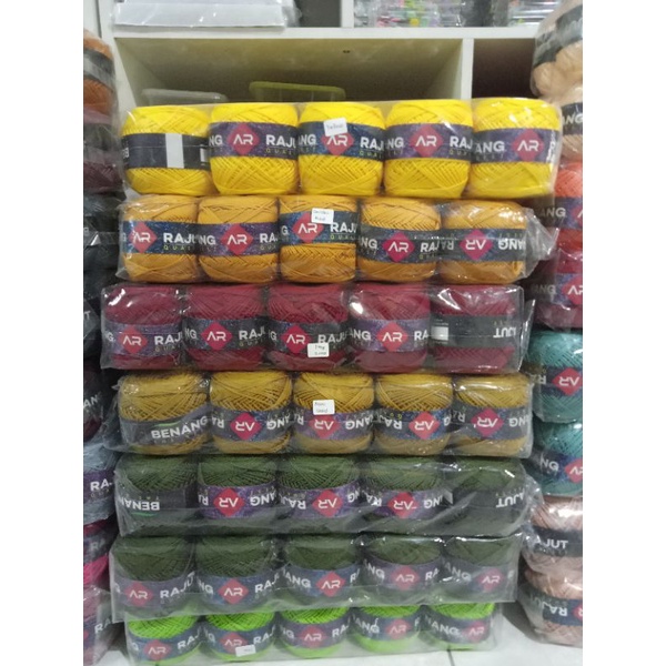 Benang Kait Poly Size 2.7mm,Polyester Crochet Yarn,Benang Kait Beg ...