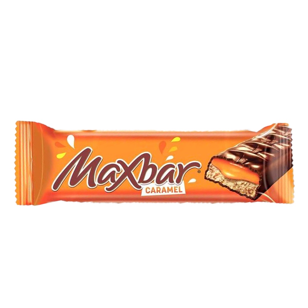 MAXBAR CARAMEL/PEANUT/COCONUT CHOCOLATE BAR 42G (MAXBAR CARAMEL/PEANUT ...