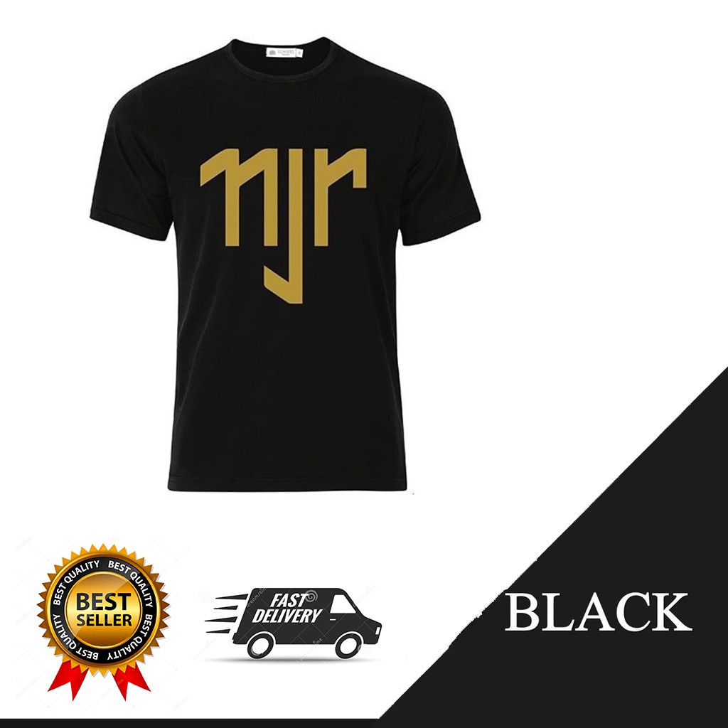 NJR Microfiber Black Tee 2020 | Shopee Malaysia