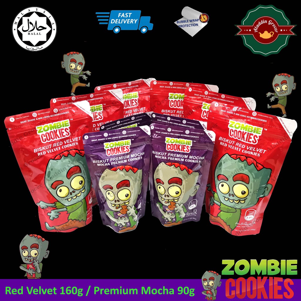 Zombie Cookies - Red Velvet 160g / Premium Mocha 90g | Shopee Malaysia