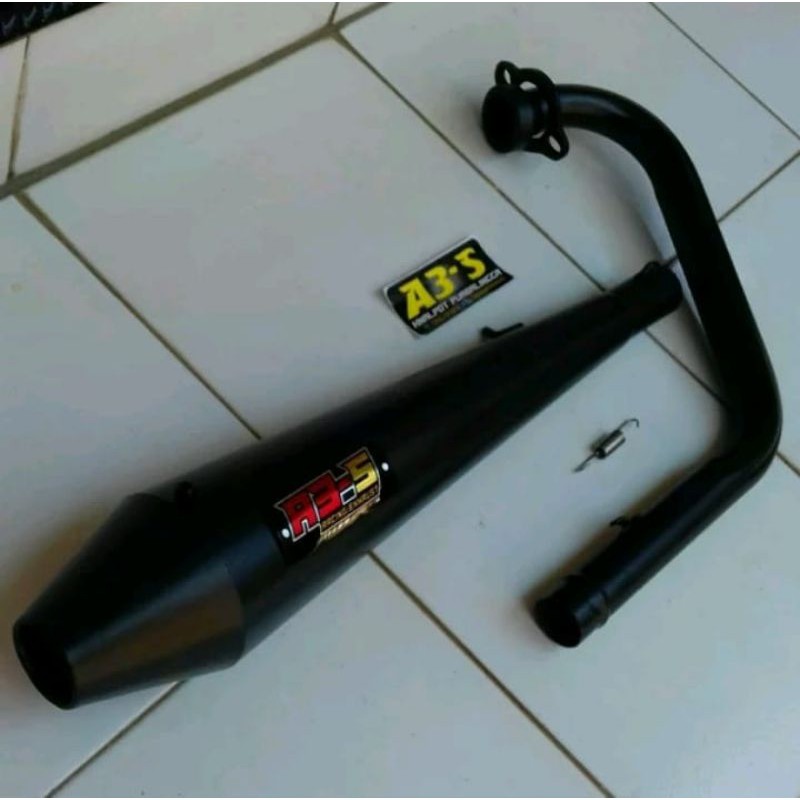 HITAM Japstyle original A3s doff Black Exhaust For Tiger scorpio gl pro ...