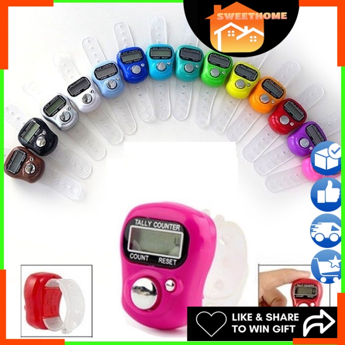 1pc Digital Electronic Muslim Finger Ring Tally Counter Tasbih Counter ...