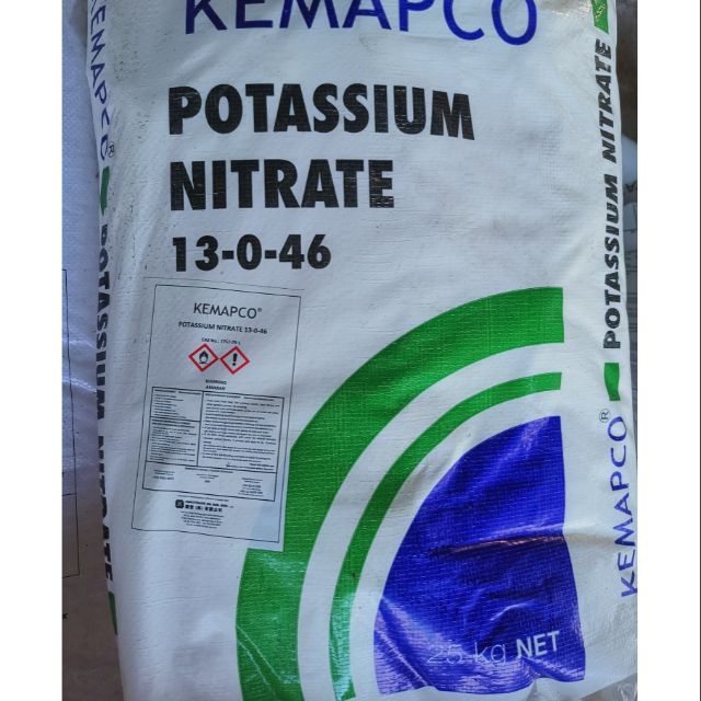 AG KEMAPCO POTASSIUM NITRATE 13-0-46. 25KG | Shopee Malaysia