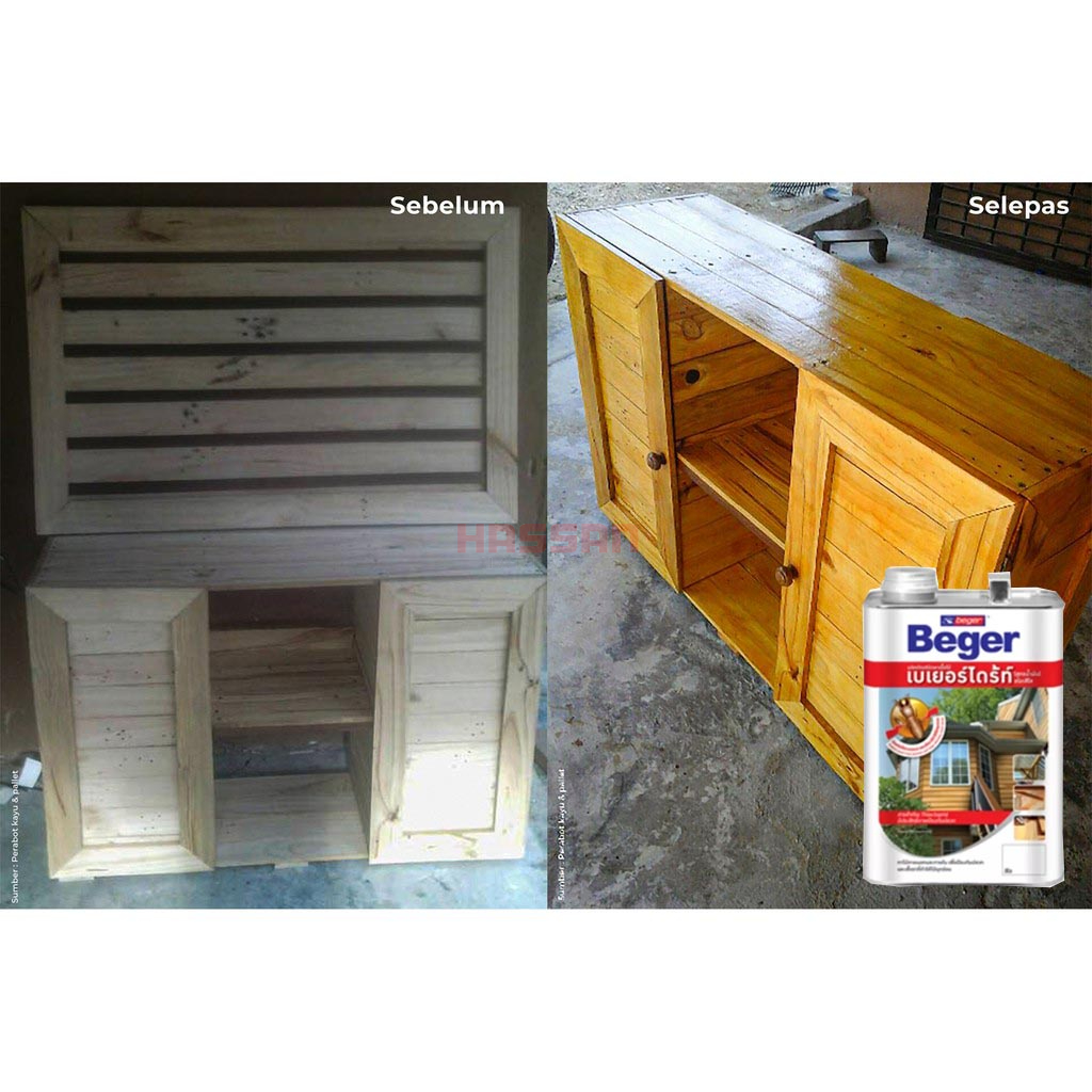 Cat Anti Anai-anai || Beger Drite 1.5 liter || Ubat kayu \ udercoat ...