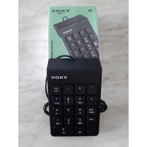 Voxy Slim USB Numeric Keyboard - Slim Numeric Keyboard - Number ...