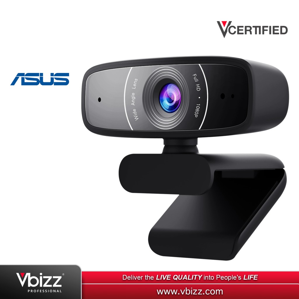 ASUS WEBCAM C3 1080p Full HD Webcam with Beamforming Microphone ...