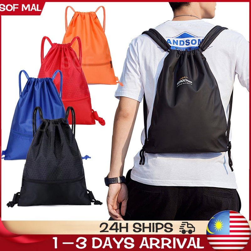 Unisex Waterproof Drawstring Bag Sport Gym Drawstring Bag Small ...