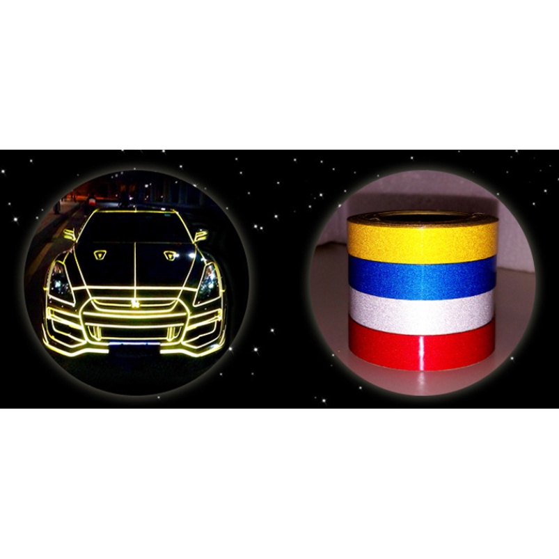 5 Meter 1CM Car Sticker Lining Reflection Stiker Lining Kereta Pantulan ...