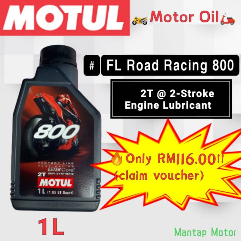 Motul 2T 2-Stroke Engine Lubricant 🔥OFFER Only 2 hari🔥 800 ROAD Racing ...