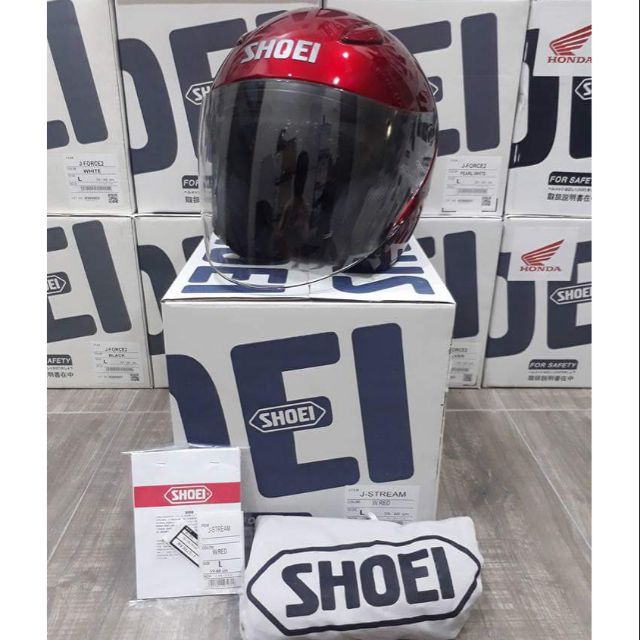 Shoei Jstream Maroon | Shopee Malaysia