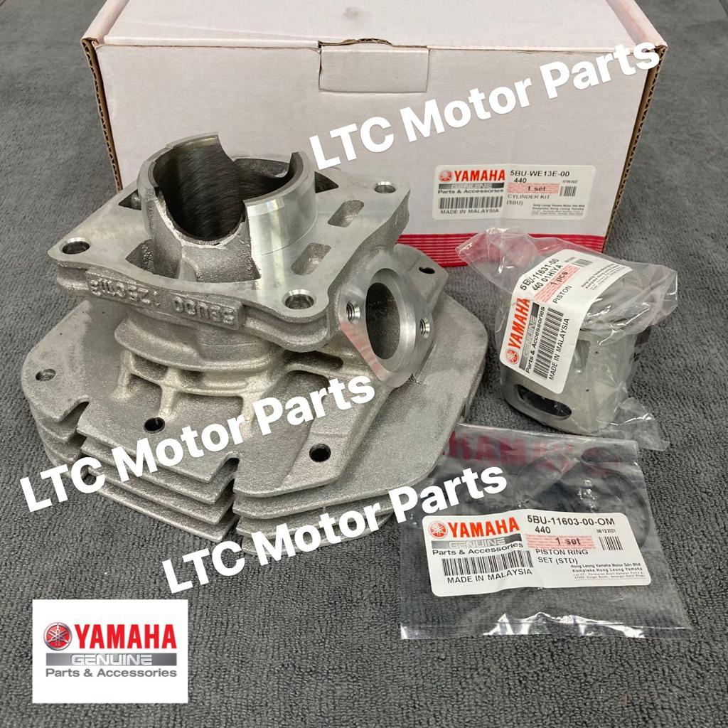Yamaha 125Z 125ZR Y125Z Y125ZR Block Kit Cylinder Block Piston Ringset 100% Ori Original HLY ...