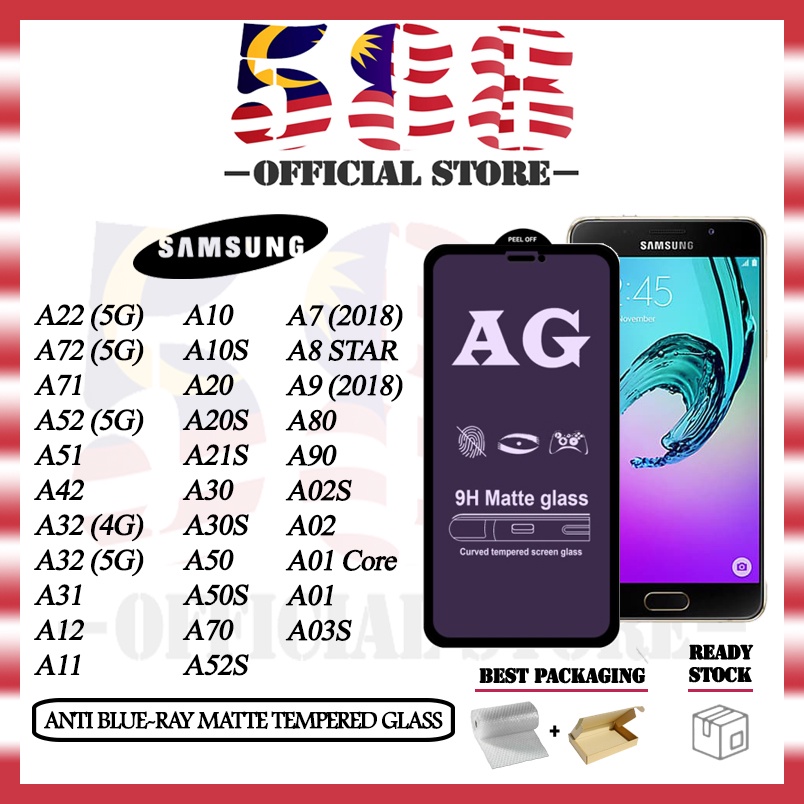 Samsung Galaxy A35/A55/M34/S23 FE/A25/A15/A05/A24/A54/A34/A14/M14/A73/A53/A13 Anti Blue-Ray ...
