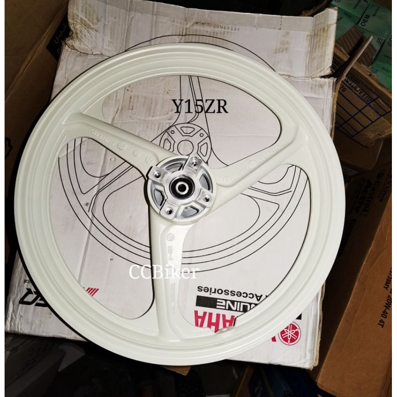 Y-Teq Original Yamaha ENKEI Sport Rim Y15ZR Y15 (3L 3 Batang) 160/215- 17 (Milk White) YTeq ...