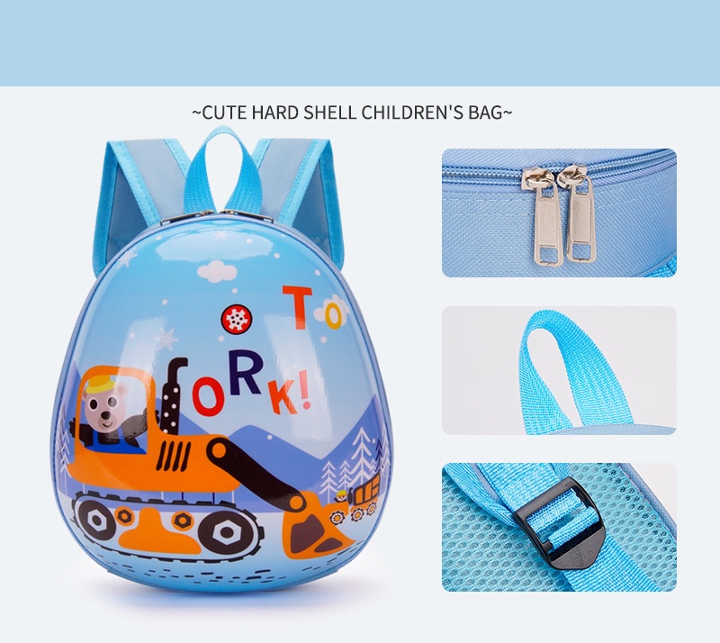 Children backpack 3D Cartoon kindergarten School Hard Shell Backpack ...