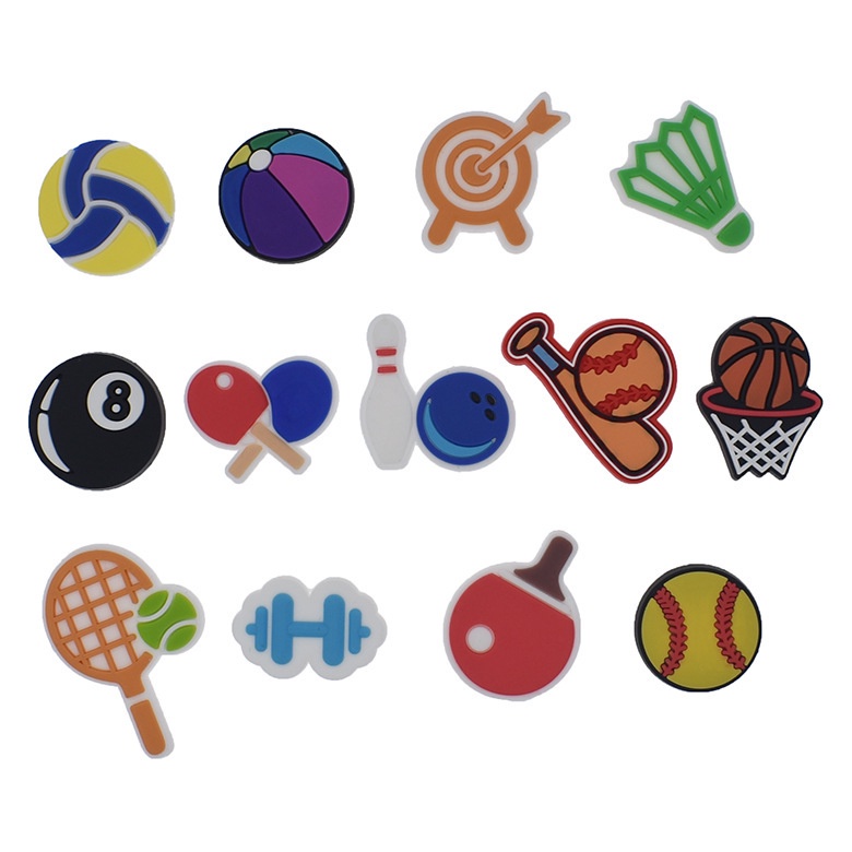 Crocs Jibbitz Creative Cute Cartoon Colorful Various Balls Shoes Buckle ...