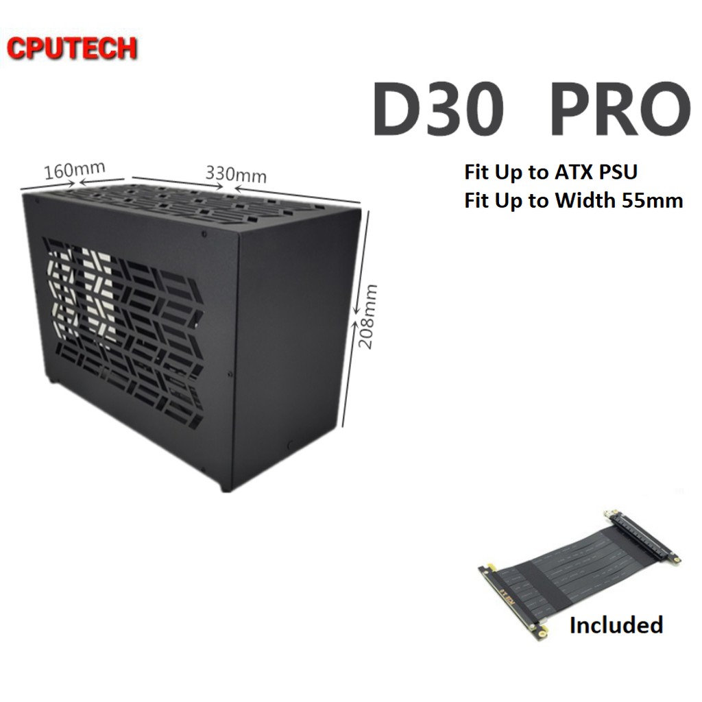 D30 Pro / D30s / D30 ITX Case PC Mini Case Up to Atx PSU & Matx ...