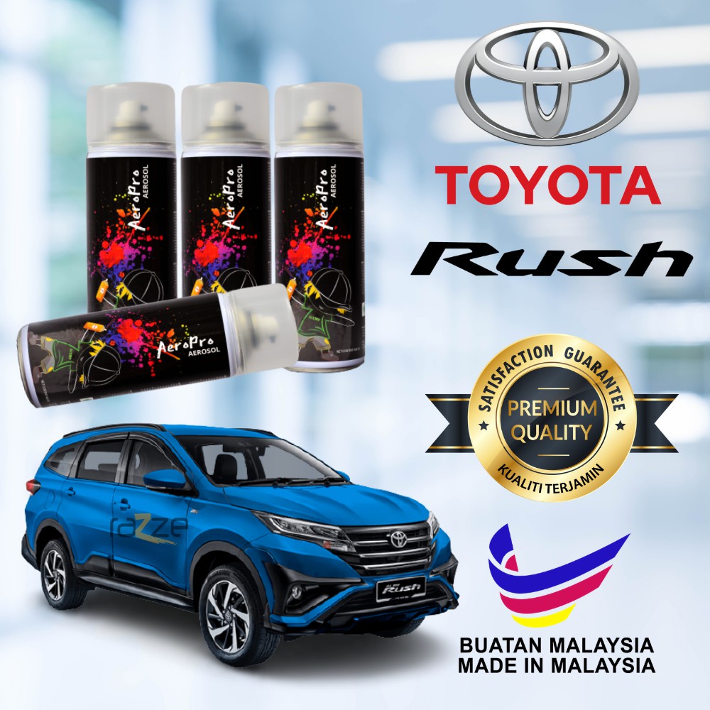 TOYOTA RUSH - Aerosol Spray Paint Original Colour Touch Up– RAZZE ...