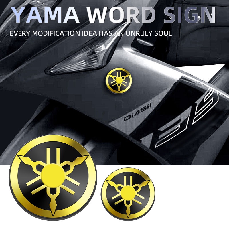 2pcs 3D Acrylic Badge logo For YAMAHA YZF-R15 R25 R3 MT25 MT03 M ...