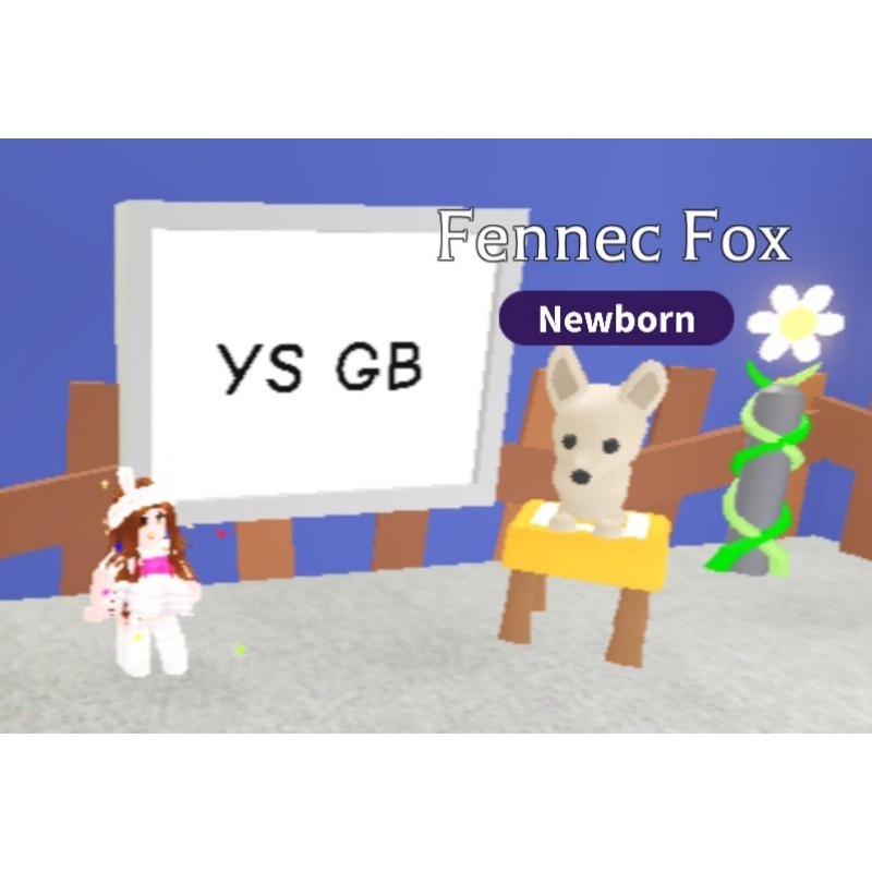 FENNEC FOX Pet Adopt Me Roblox | Shopee Malaysia
