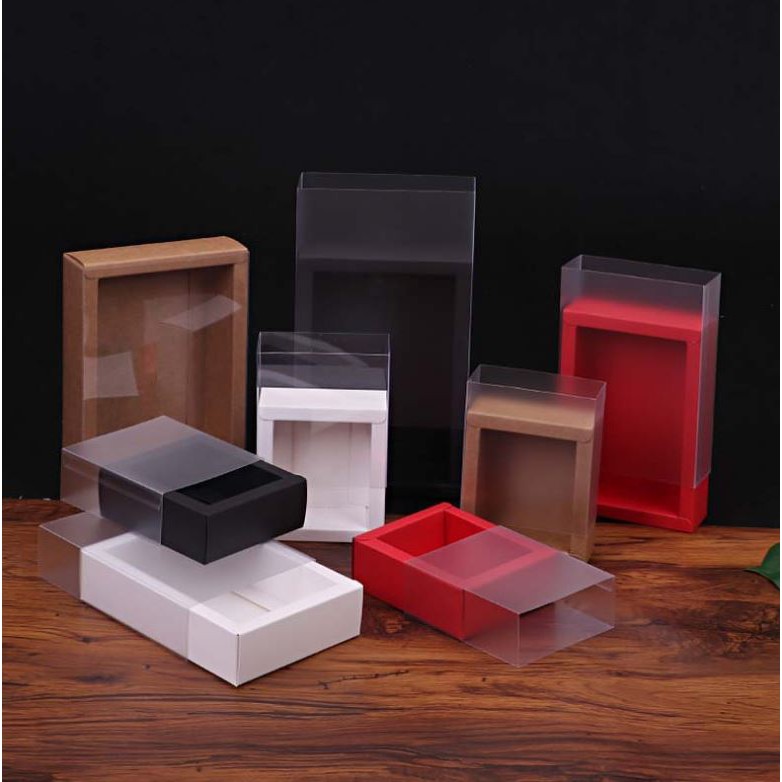Drawer box Transparent cover Gift box Bouquets box Storage box Small ...