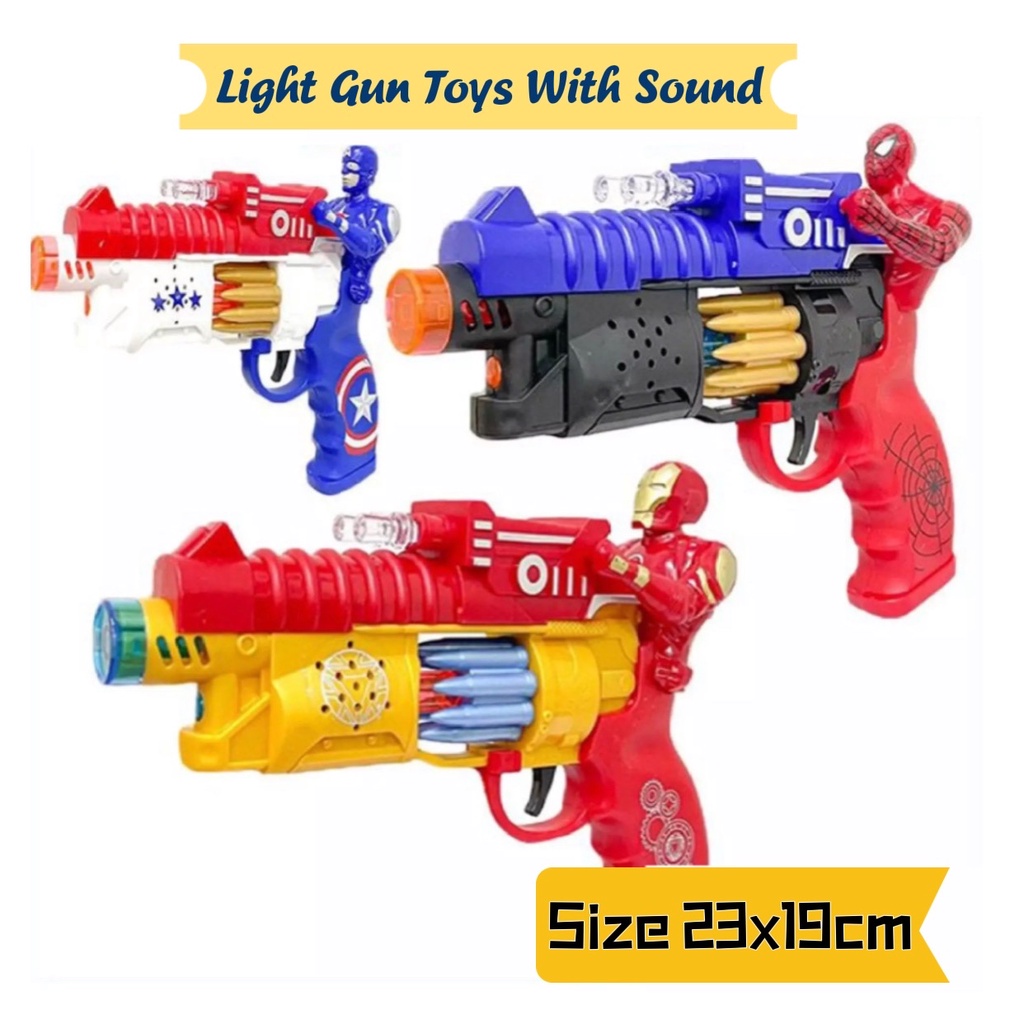 Avengers Toy Gun Ironman Spiderman Toys Gun Avenger Toy Spiderman ...