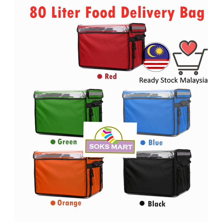 🇲🇾Ready Stock🇲🇾 40L 80L Liter Big Capacity Food Documents Pizza ...