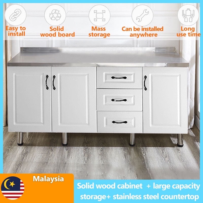 kabinet dapur/Stainless Steel Cabinets Home Furnace Cabinets Sink ...