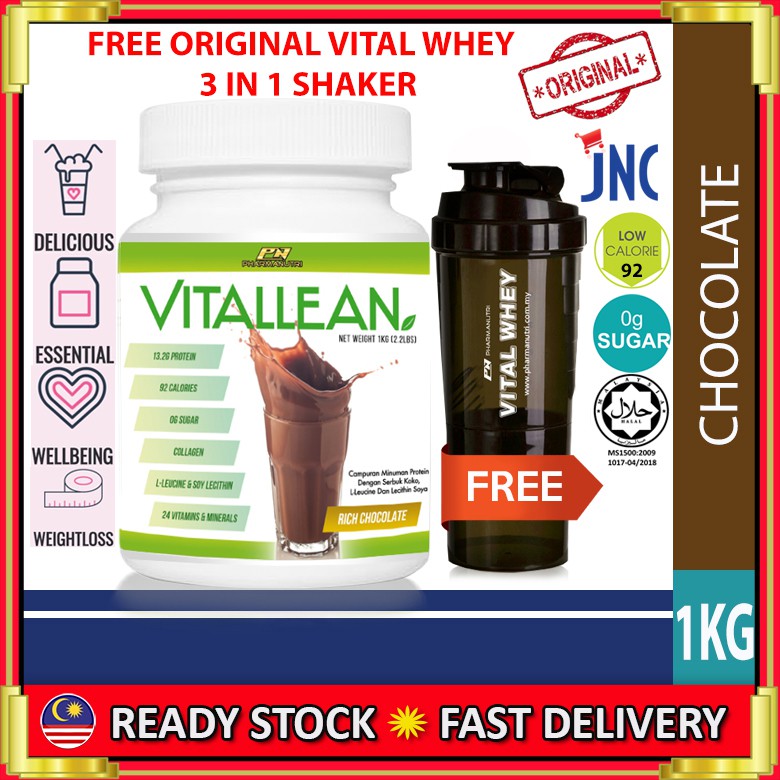 VitalLean @ Vital Lean Meal Replacement HALAL, 1kg, 0g Sugar,92 Calorie ...