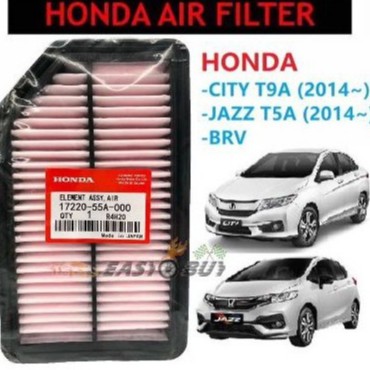 HONDA CITY T9A/T9N AND HONDA JAZZ T5A/T5N BRV AIR FILTER 17720-55A-Z01 ...