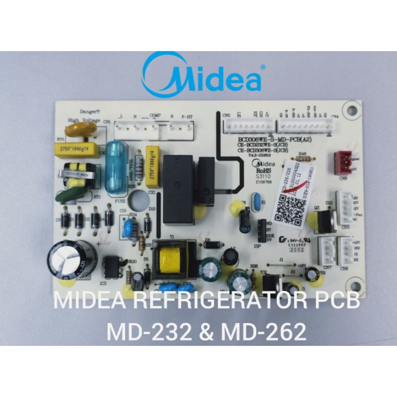 {ORIGINAL}MIDEA PETI SEJUK PAPAN PCB/MIDEA REFRIGERATOR PCB BOARD MD ...