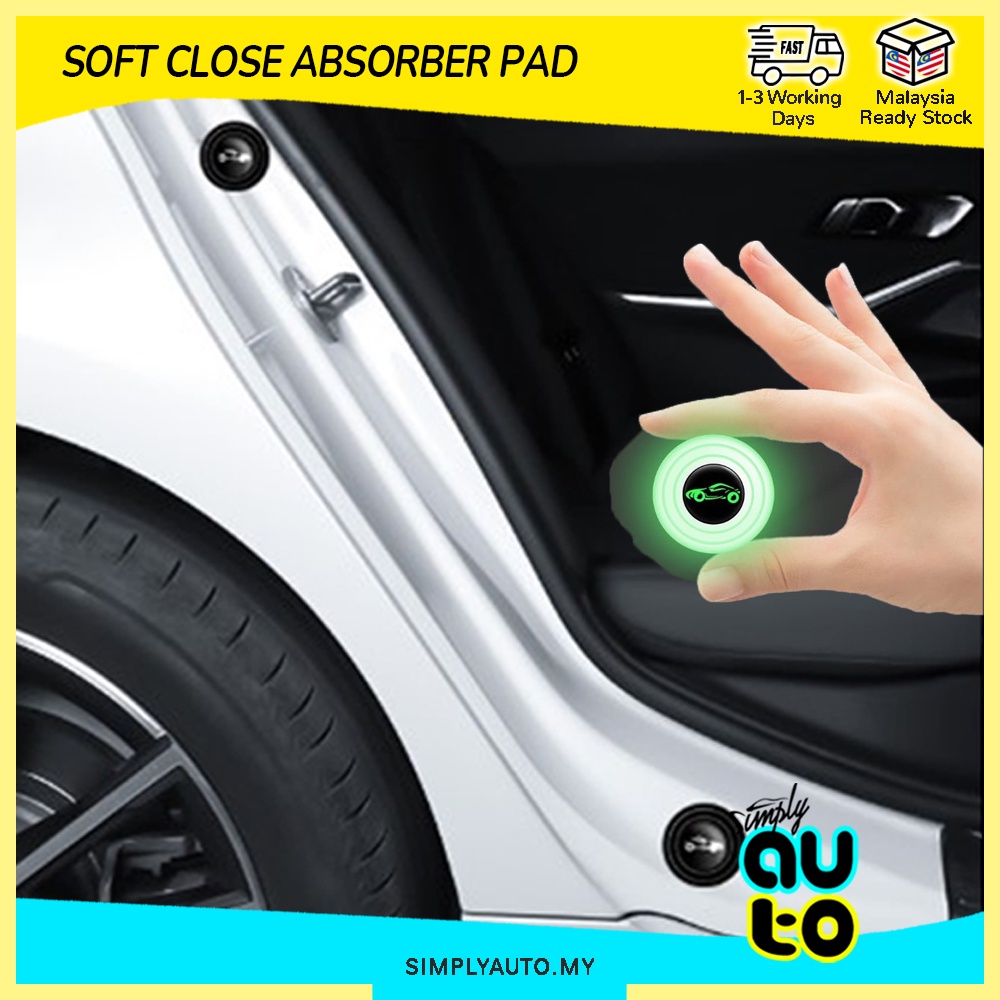 SIMPLYAUTO 1pc Universal Car Soft Close Absorber Pad Soundproof Door ...
