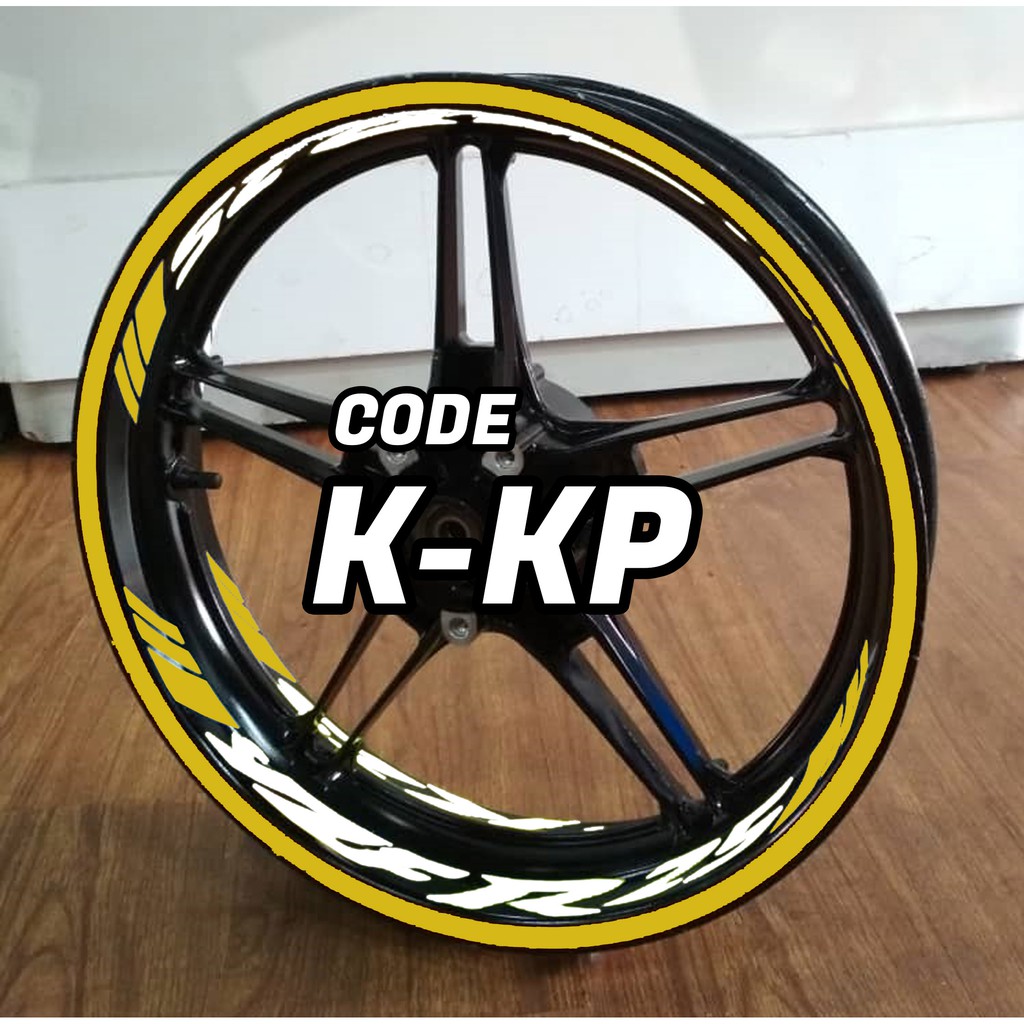 Sticker Rim Yamaha R25 V1 V2 Yellow | Shopee Malaysia