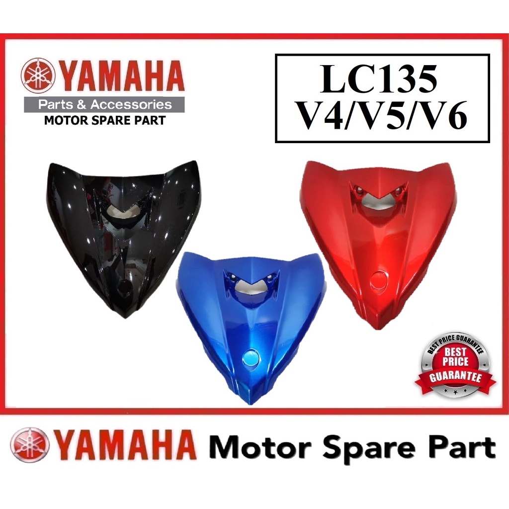YAMAHA LC135 V4 HORN COVER 0 DEPAN TENGAH COVER DADA FRONT PANEL BLUE ...