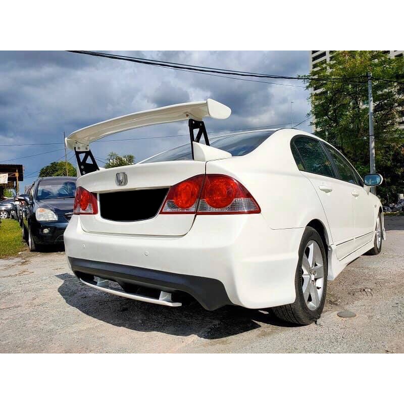 HONDA CIVIC FD 2006 - 2011 ( TYPE - R MUGEN @ 2PCS ) REAR DIFFUSER WITH ...