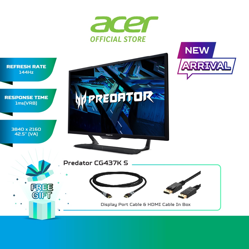Predator CG437K S Gaming Monitor (42.5") | Shopee Malaysia